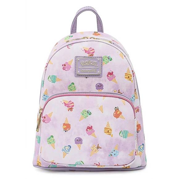 Loungefly | Bags | New Loungefly Pokemon Ice Cream Aop Mini Backpack In ...